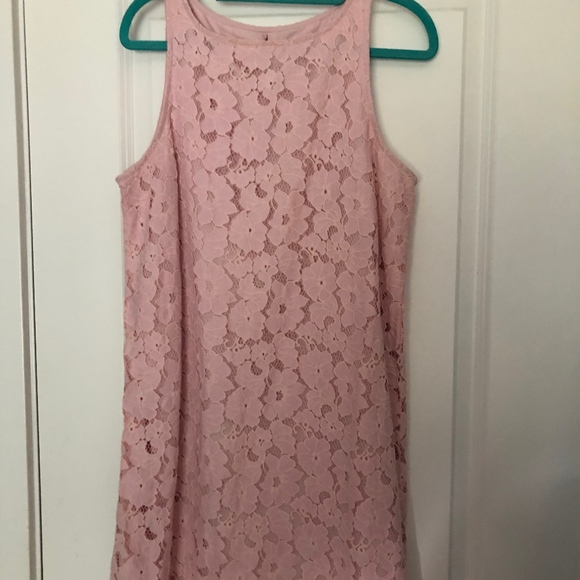 BB Dakota | Dresses | Bb Dakota Shift Dress Pink Lace | Poshmark